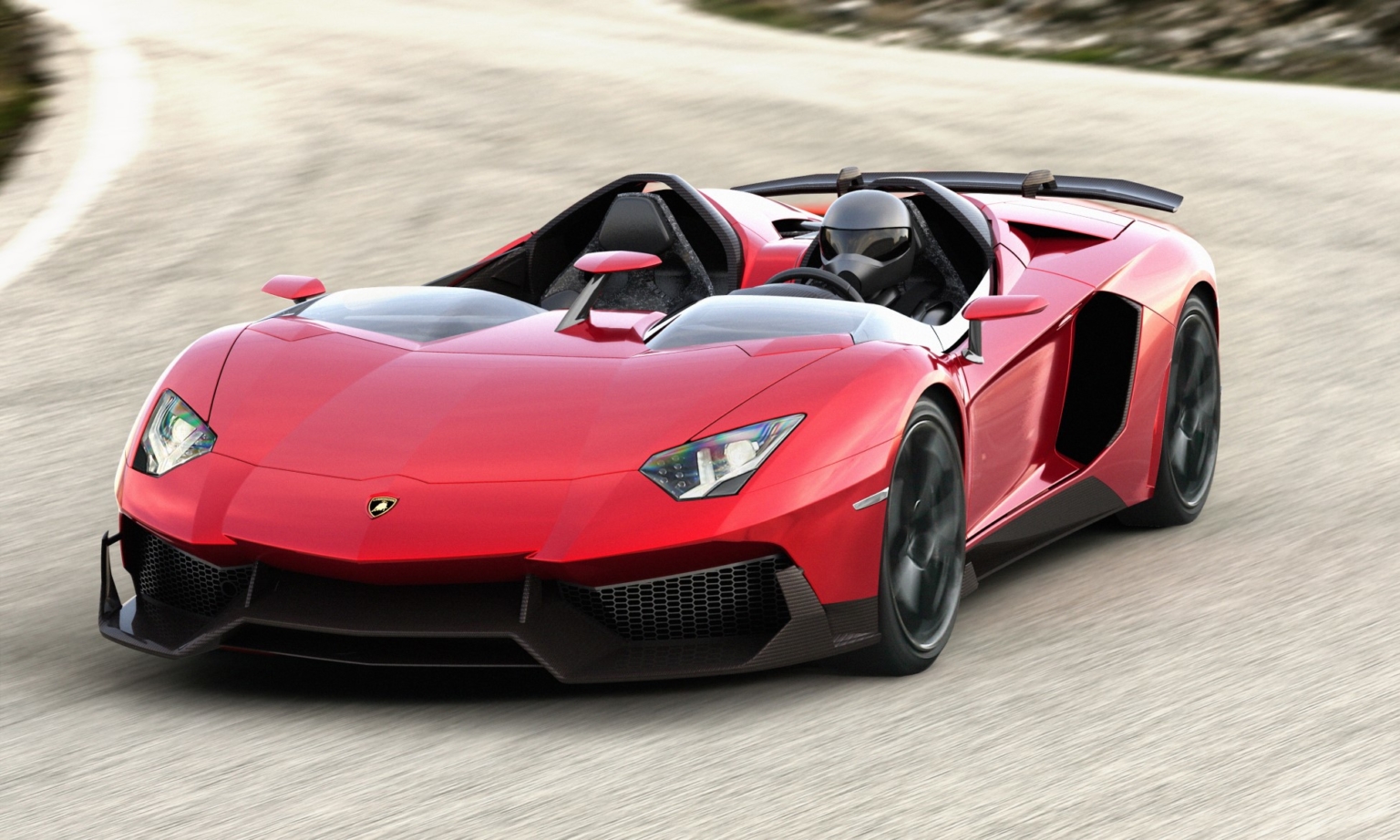 Lamborghini SC20 is a one-off roadster with a screaming V12 engine.