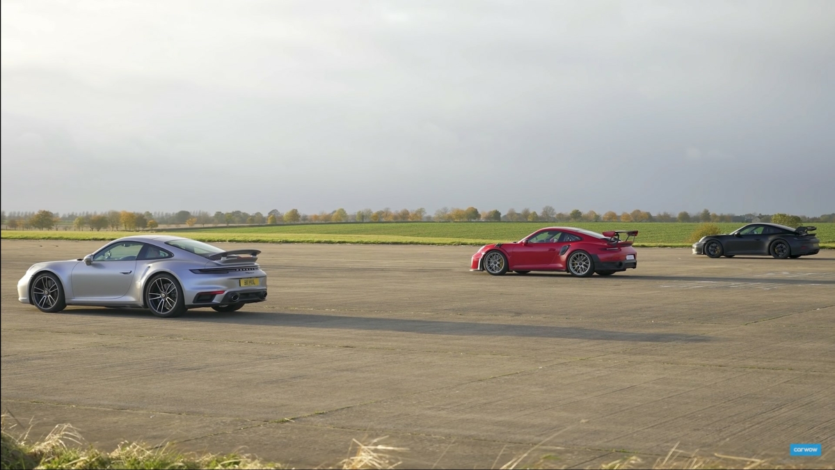 Heavyweight Porsche 911 Drag Race [video] - Double Apex
