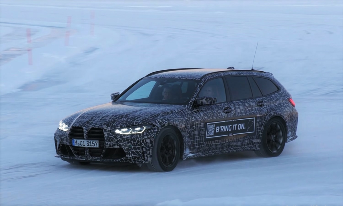 BMW M3 Touring Prototype Spotted Testing [video] - Double Apex
