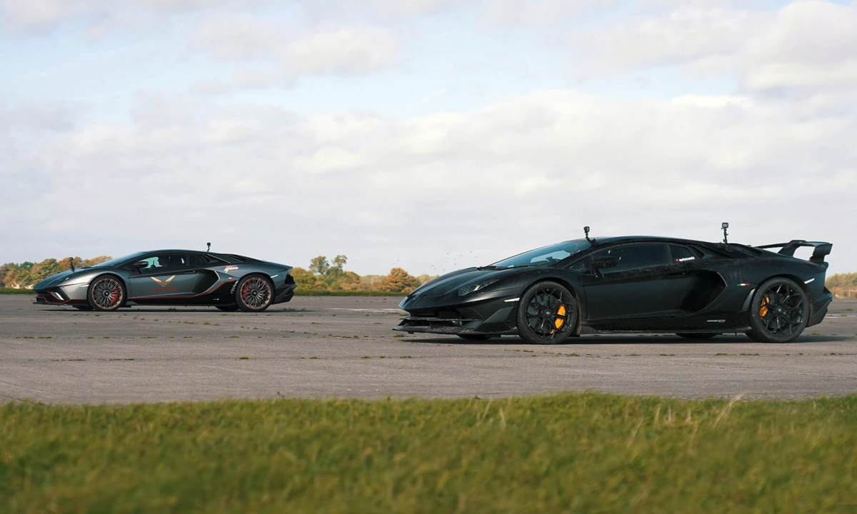 Ultimate Lamborghini Aventador Drag Race [video] - Double Apex