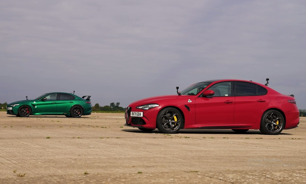 Alfa Romeo Giulia Drag Race [video] - Double Apex