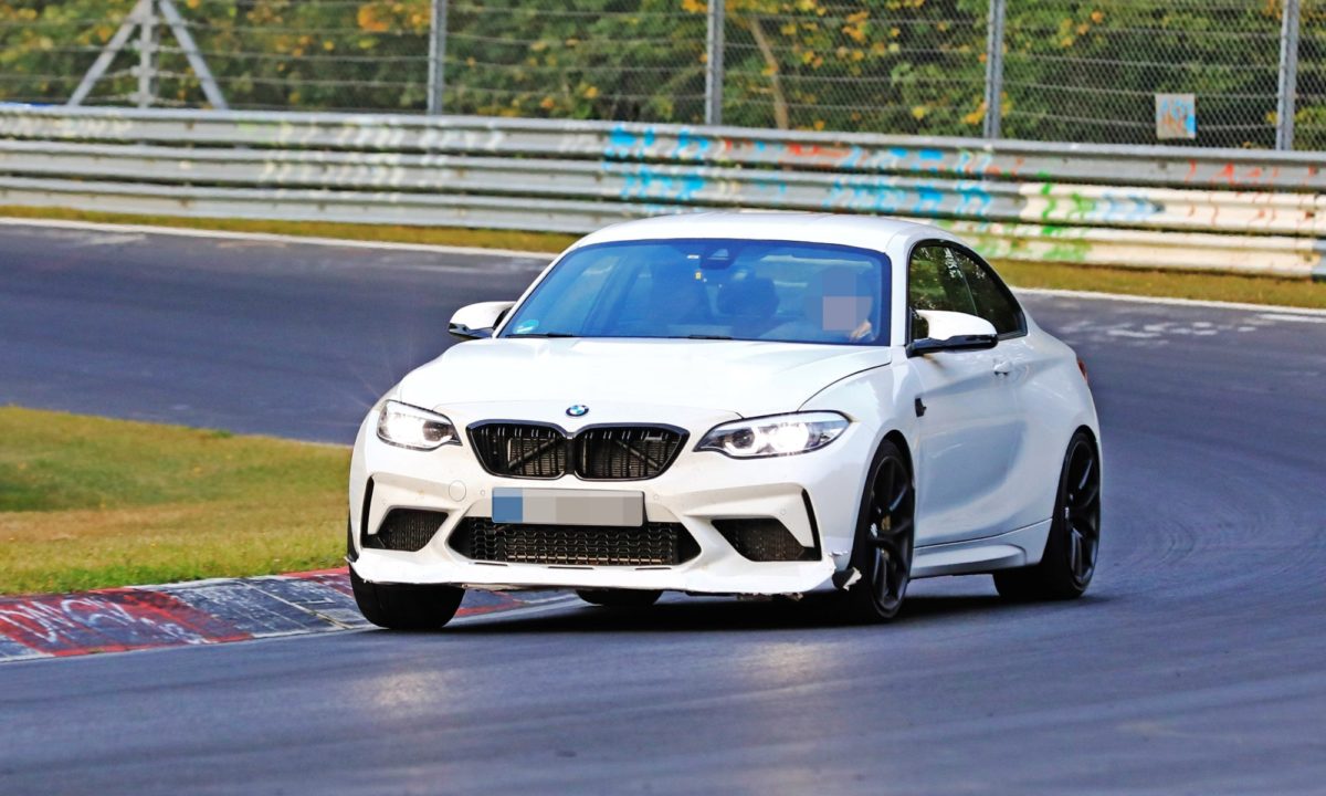BMW M2 CSL spotted dynamic testing at the Nurburgring