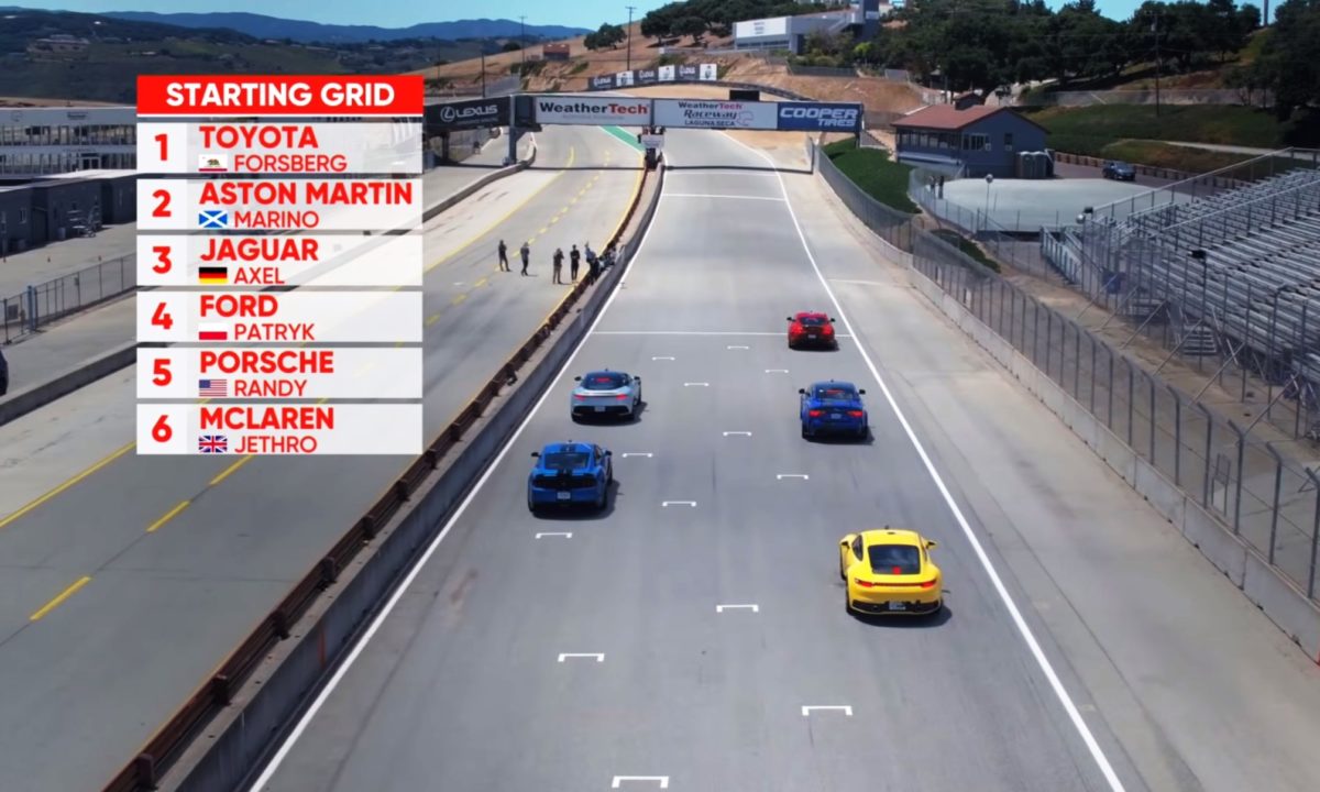 Best Driver’s Car GP is a race between six performance cars