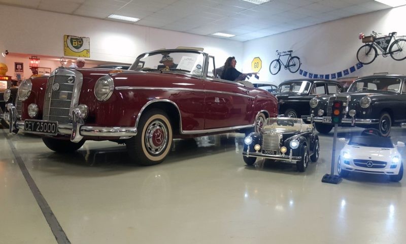 Mercseum is a privately owned collection of over 30 Mercedes models