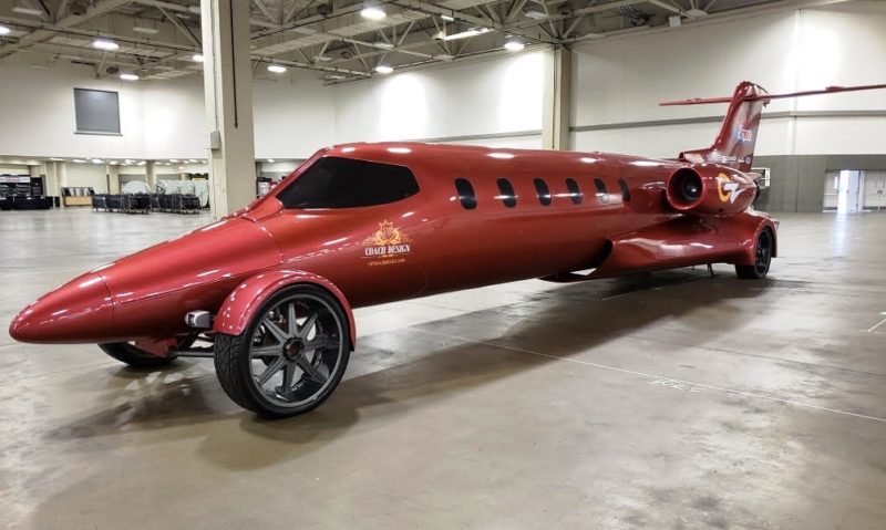 Limo-Jet is one-off street-legal Lear jet-based limousine