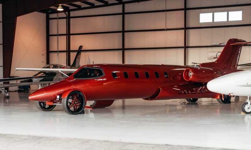 Limo-Jet is one-off street-legal Lear jet-based limousine