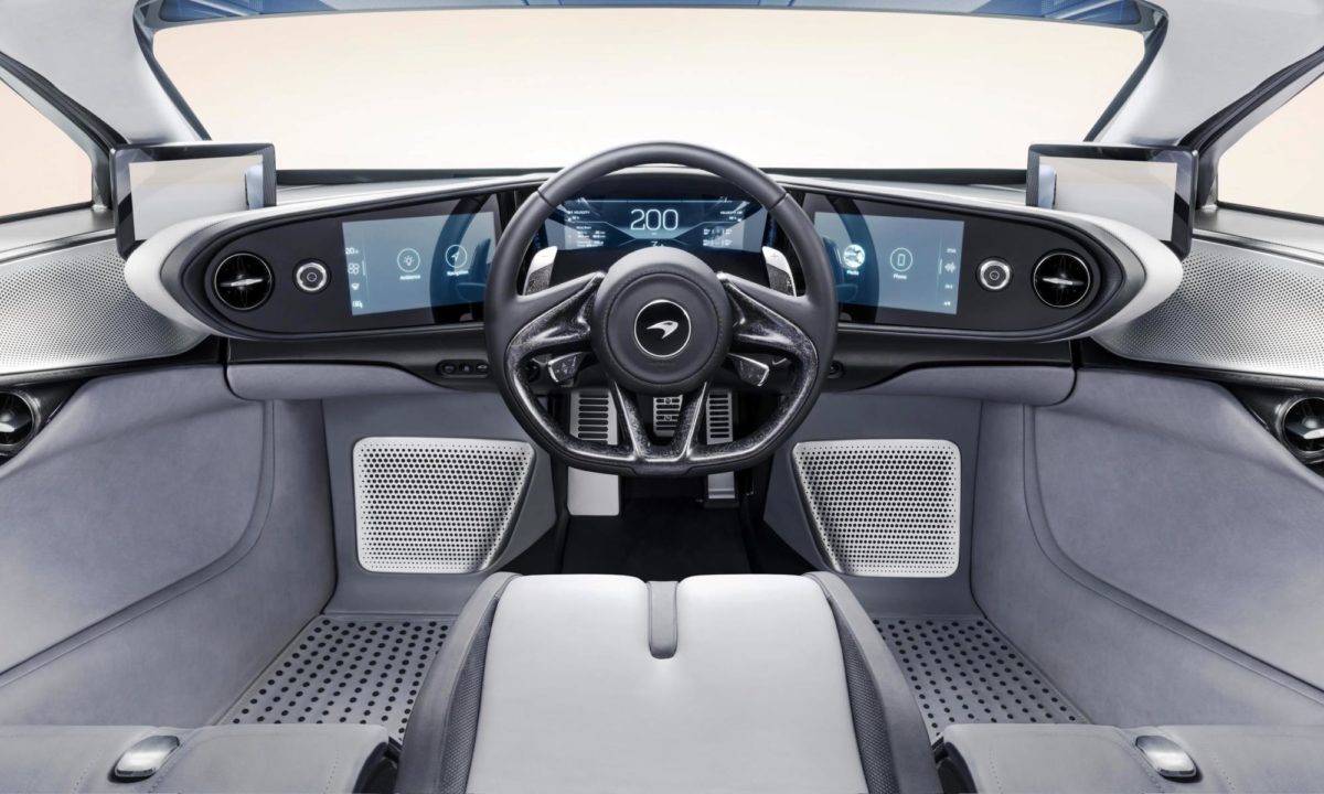 McLaren Speedtail hypercar is a new exclusive model.