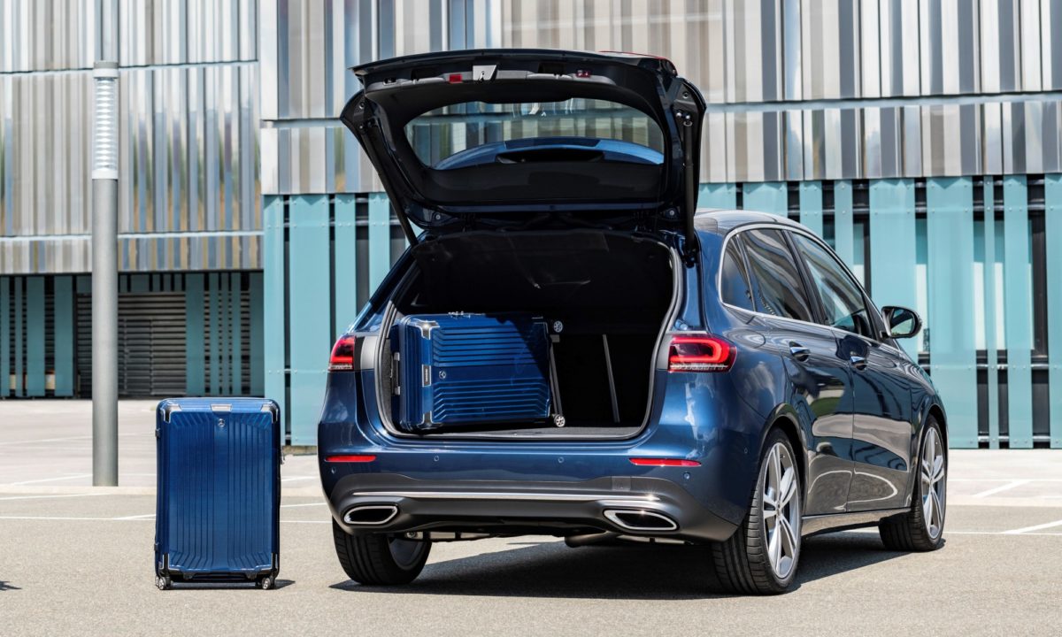 Mercedes-Benz B200 driven by Double Apex shortly after local launch