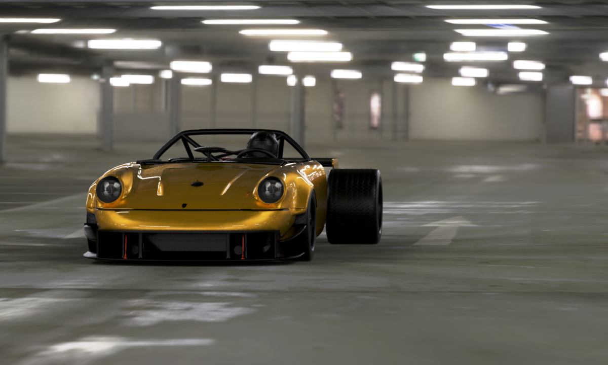 Oil Stain Lab Half11 is a unique interpretation of a classic Porsche ...