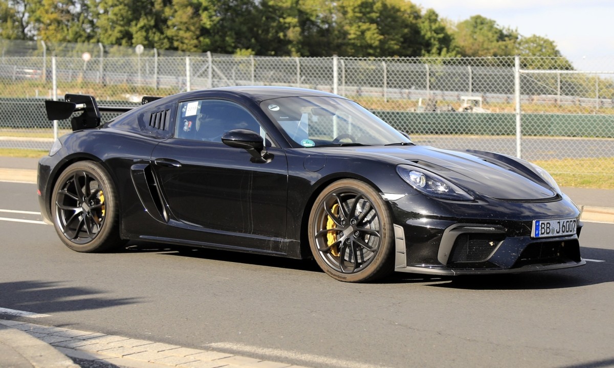 Porsche GT4 RS and GT3 seen testing at the Nurburgring