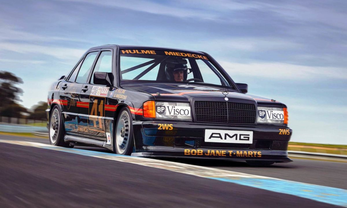 Restored Mercedes 190E racecar brought back to former glory