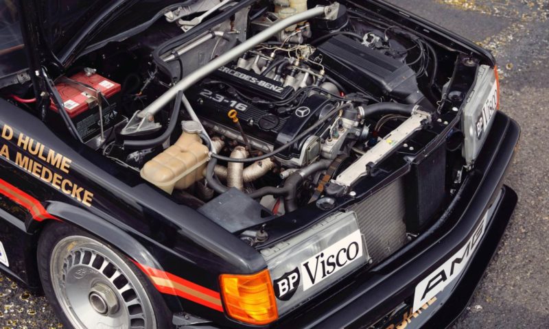 Restored Mercedes 190E racecar brought back to former glory