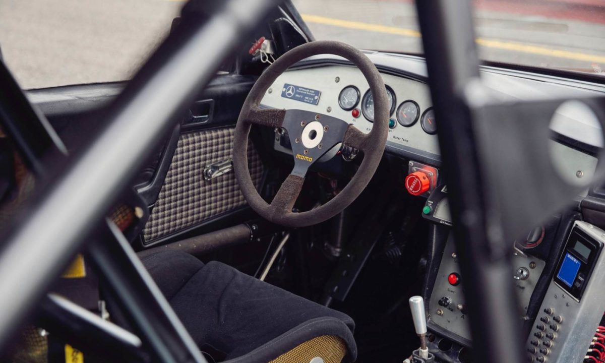 Restored Mercedes 190E racecar brought back to former glory