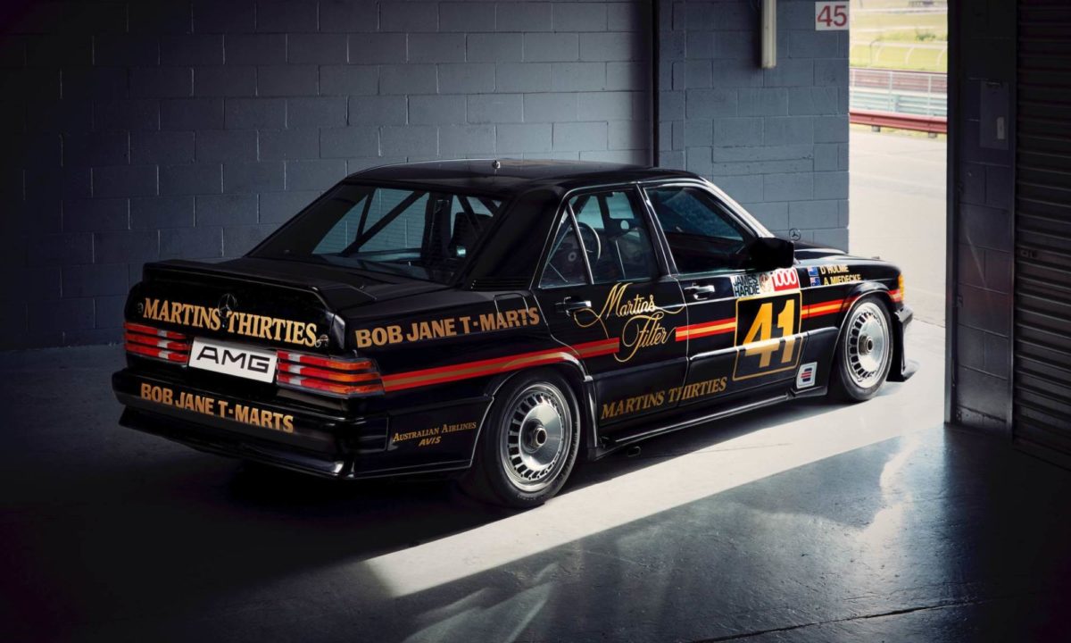 Restored Mercedes 190E racecar brought back to former glory