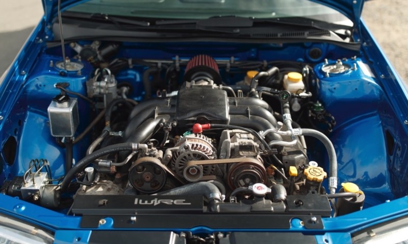 Subaru Impreza 3,6 RS features a naturally aspirated flat-six