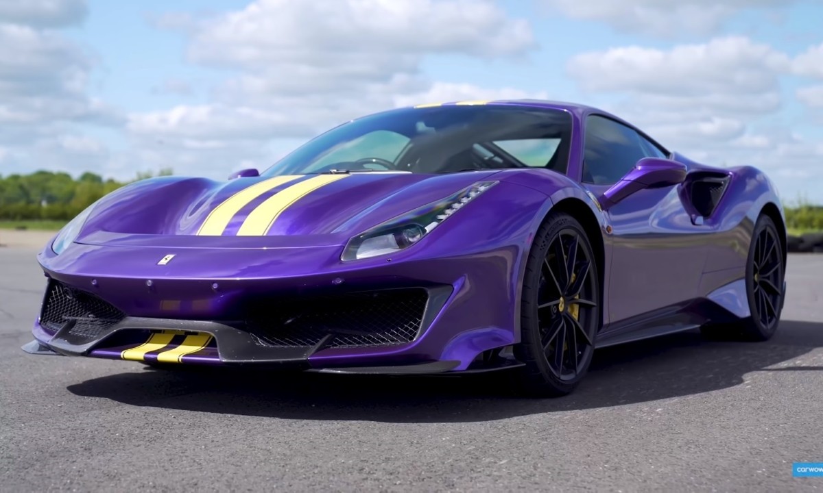 Supercar drag race featuring three exotics from Italy and the UK