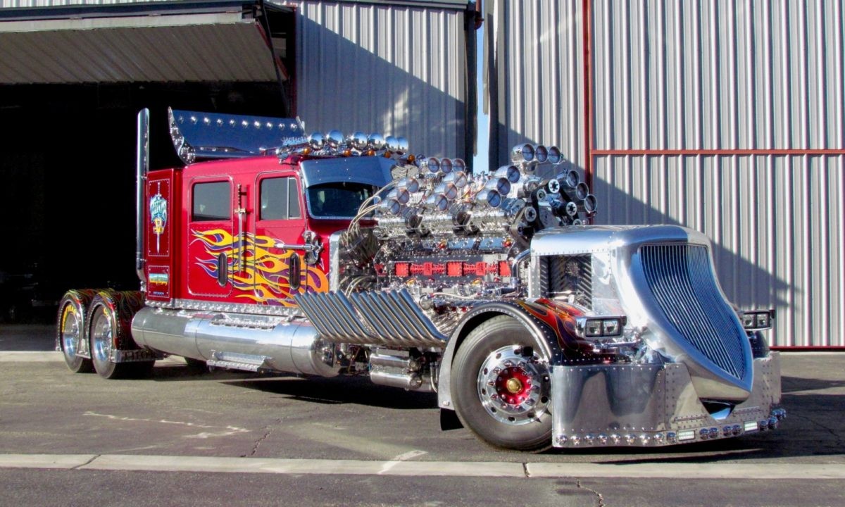 Thor 24 Truck is powered by a 24-cylinder monster with 12 superchargers