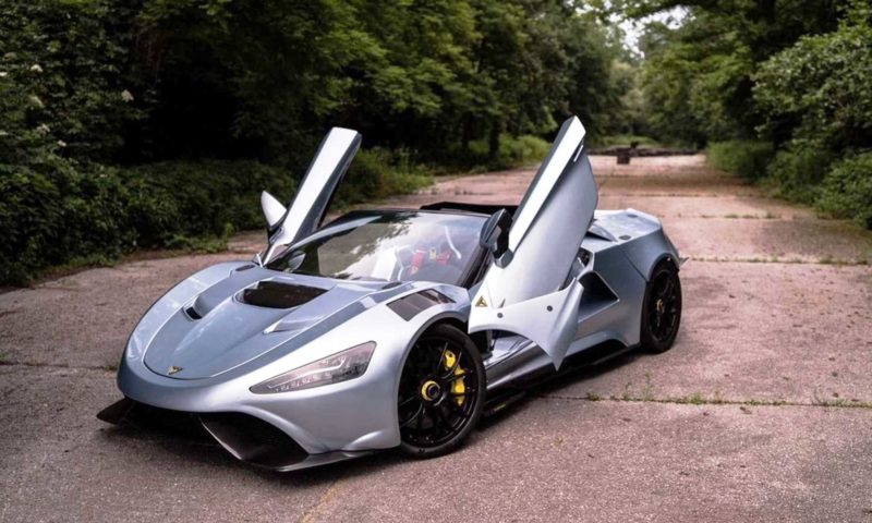 Tushek TS900 H Apex is a 700 kW hybrid hypercar from Solvenia