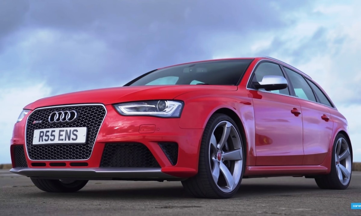 V8 family car drag race features three old German rivals