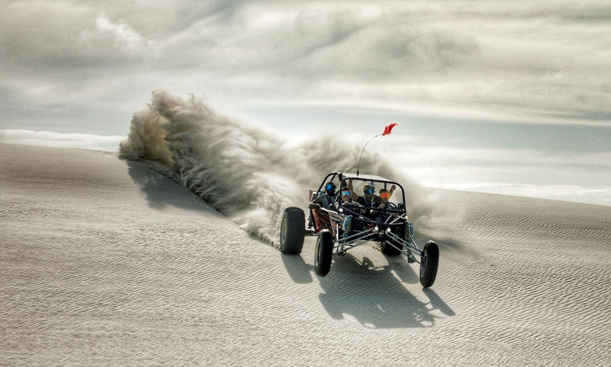 Dune Thrasher is a thrill-a-minute ride in a high-performance buggy